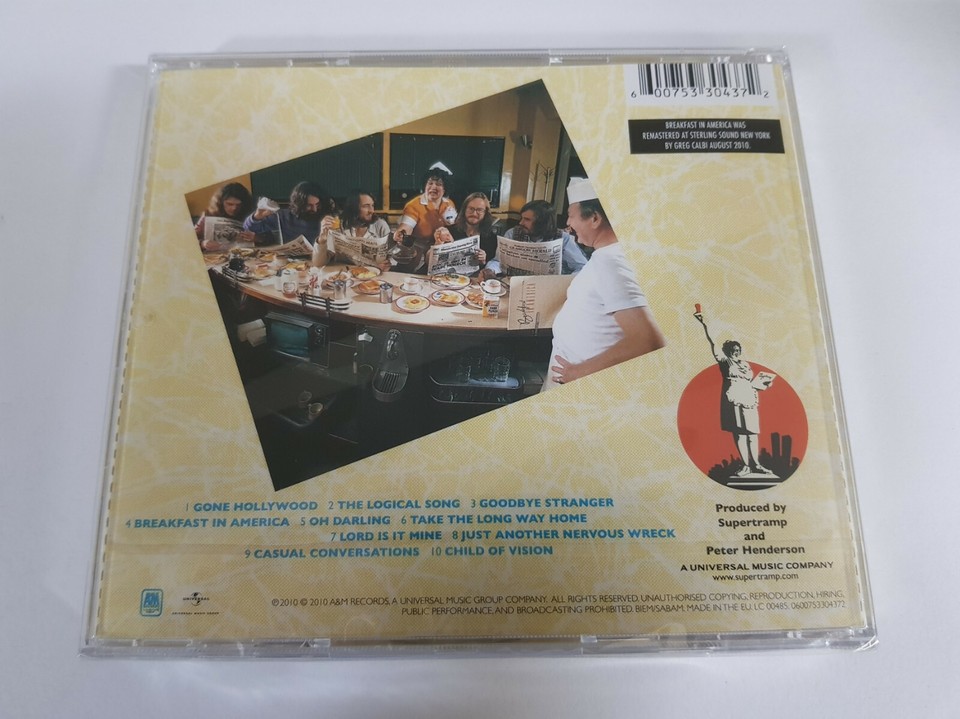 Supertramp - Breakfast in America - Remastered - CD - New & Sealed ...