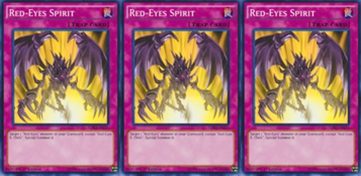 Red-Eyes Spirit 1st X 3 YUGIOH LDK2-ENJ35 Normal Trap Card | eBay