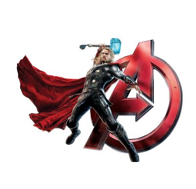 Marvel AVENGERS AGE OF ULTRON Peel Away Sticker - THOR | eBay