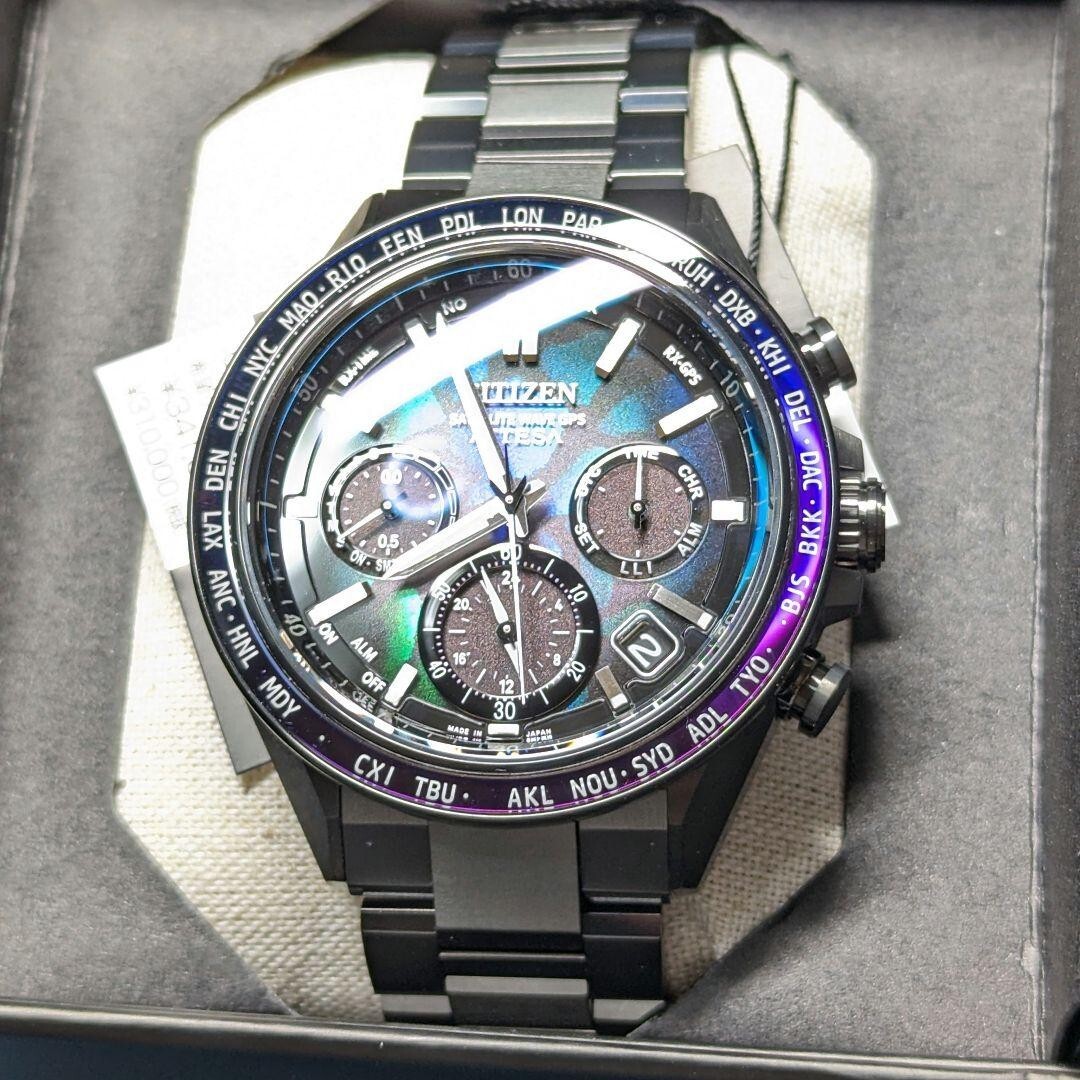 Citizen Attesa LAYERS of TIME Limited Eco-Drive GPS Men Watch CC4057 ...