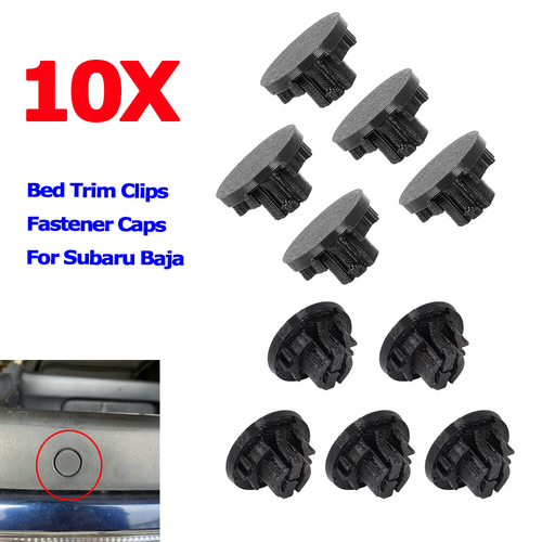 10PC EXTRA DURABLE Bed Trim Clips Fastener Caps Covers For Subaru Baja ...
