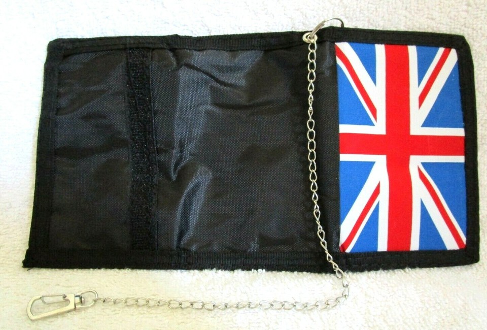 Unisex British UK Flag Canvas Wallet Unisex Men's 4.5" L x 3" W-New in ...