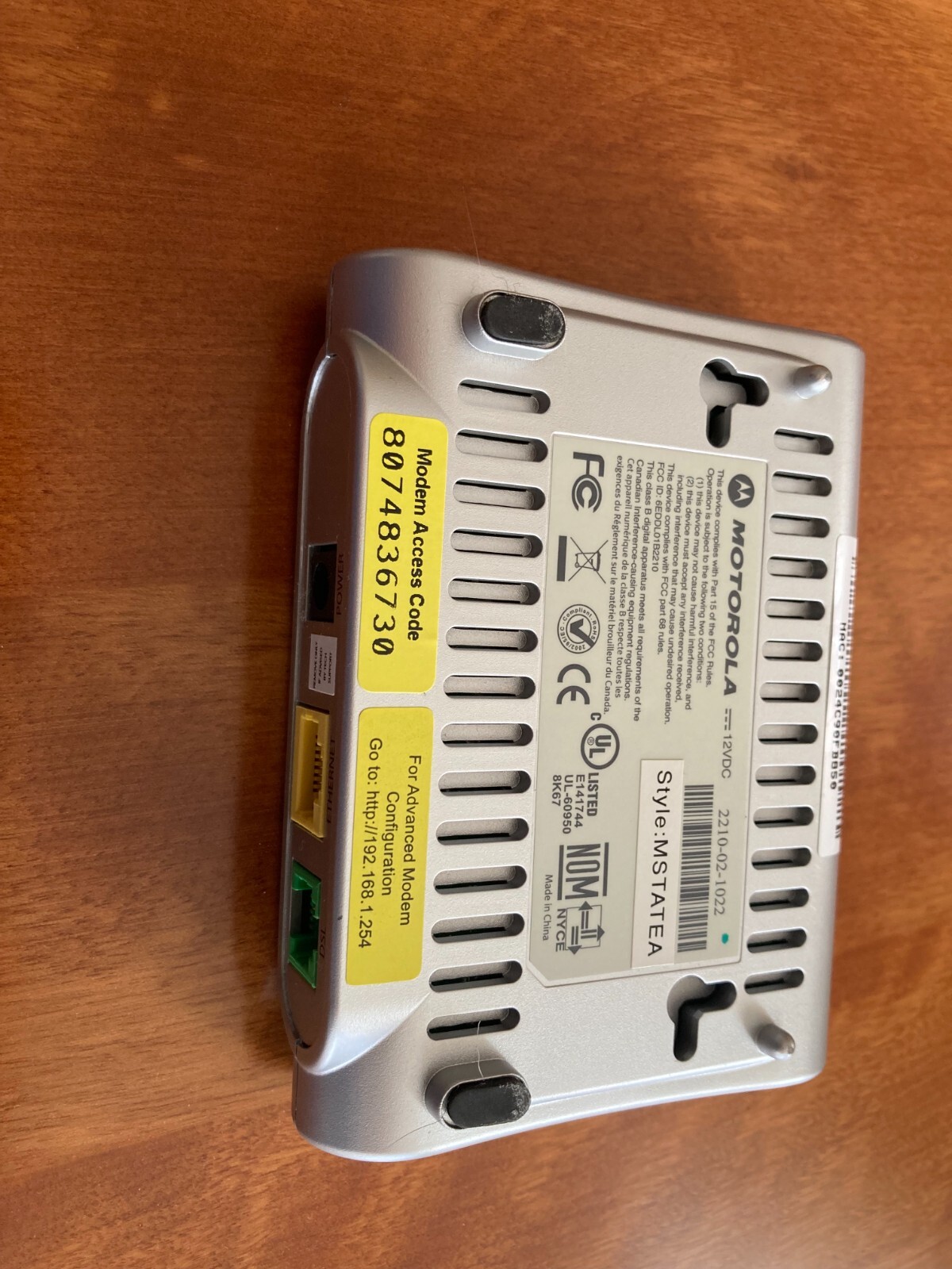 Motorola 2210-02 High Speed Internet DSL Modem | eBay