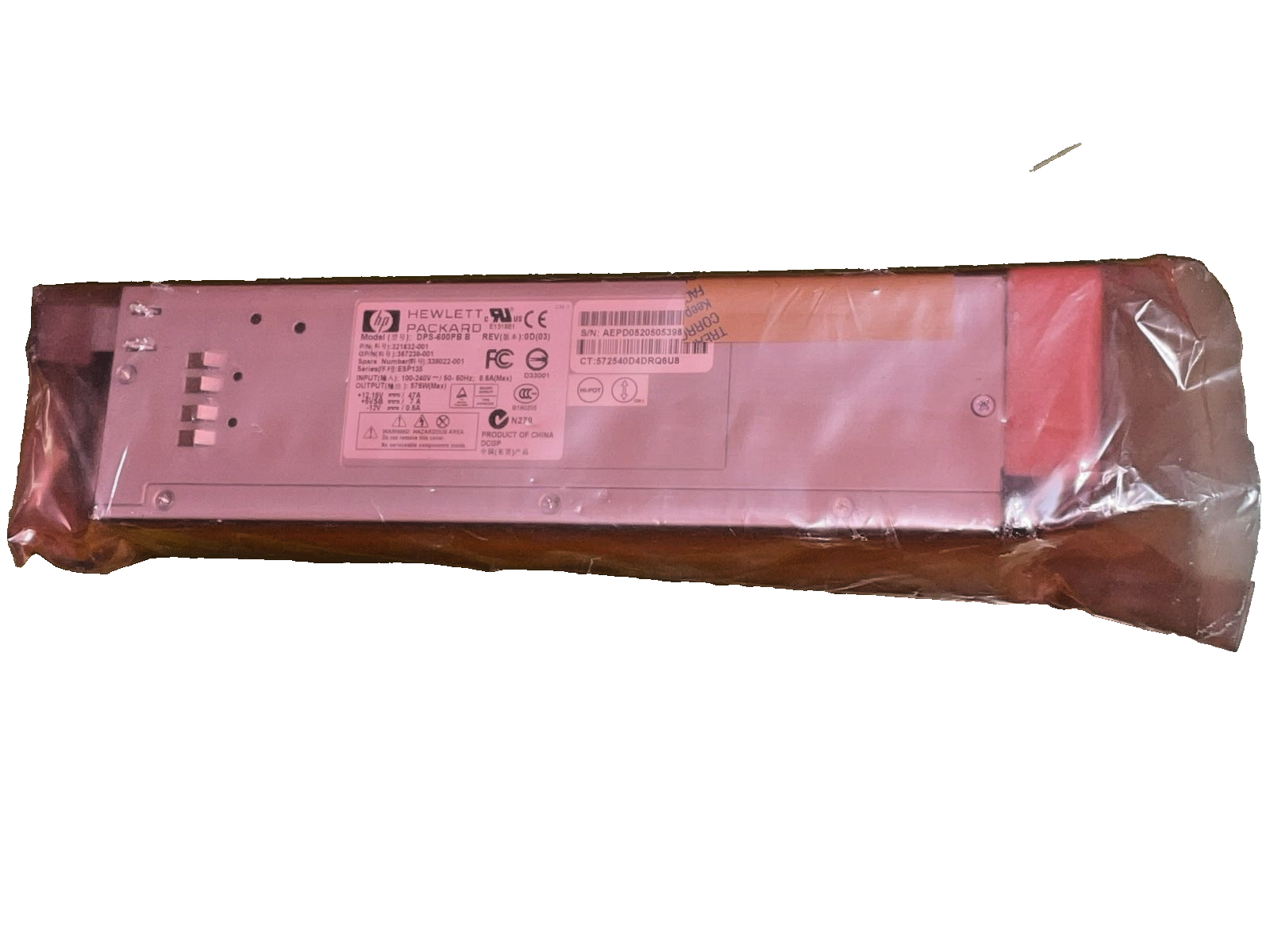 HP 321632-001 338022-001 DPS-600PB B DL380 G4 575 W Server Netzteil ...