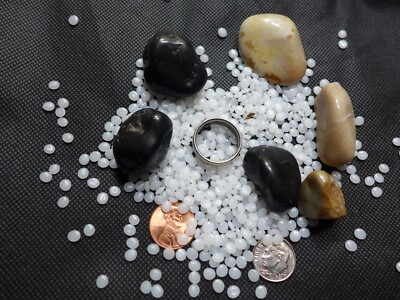 12lbs Plastic Pellets Tumbling Media Lapidary Rock, Jewelry, Shell ...