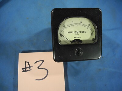 Panel Meters - Vintage Weston Model