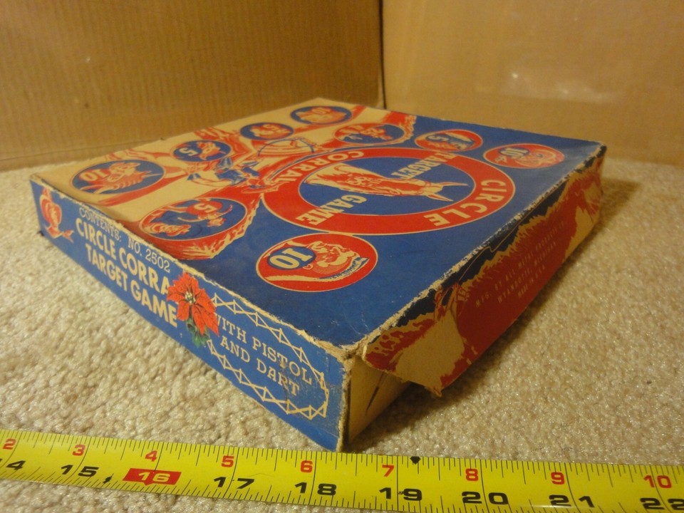 Vintage Wyandotte Toys, Circle Corral Target Game, tin toy shooting ...