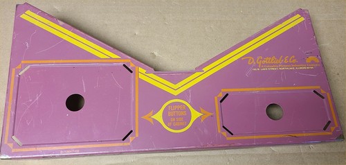 Gottlieb Torch Pinball Machine Playfield Metal Apron | eBay