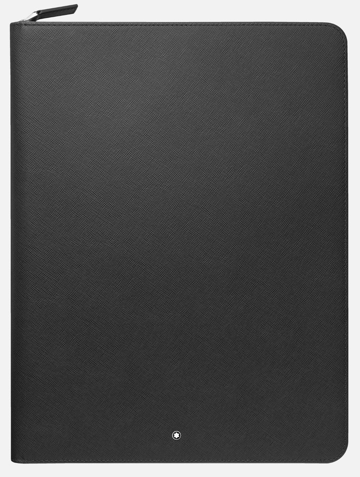 Montblanc Sartorial Leather Notebook Large A4 with zipper w Business ...