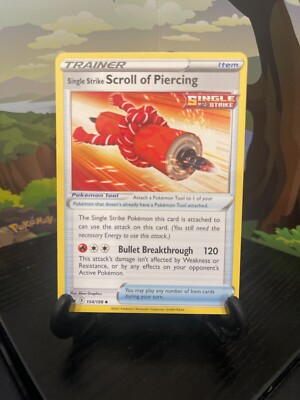 Single Strike Scroll of the Piercing 154/198 - Chilling Reign ...