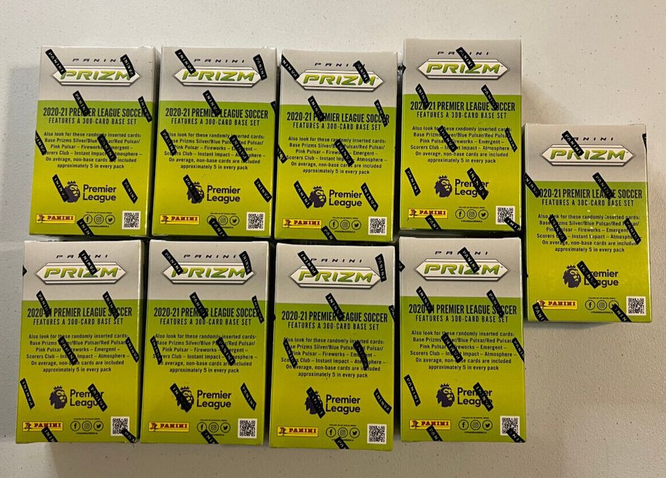 2020-21 Prizm Premier League EPL Soccer Factory Sealed Cereal Boxes Lot ...