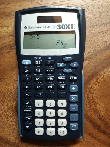 Texas Instruments TI-30XIIS Scientific Calculator Dark Blue w/ Cover | eBay