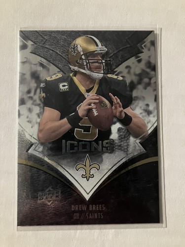 2008 Upper Deck Icons Rainbow Foil Drew Brees #62 | eBay