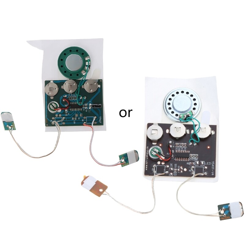 30S Double Button Voice Music Recordable Recorder Board for Greeting ...