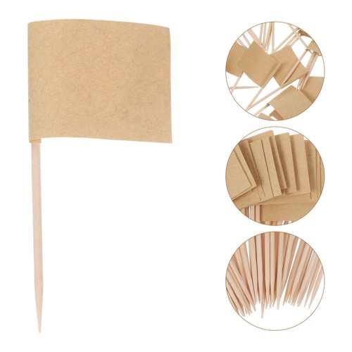 100 Pcs Cake Decoration Insert Tooth Pick Flags Cupcake Toothpick | eBay