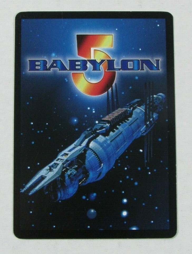 BABYLON 5 CCG MATTHEW GIDEON CRUSADES RARE BLUE/BLACK UNIFORM NM CARD ...
