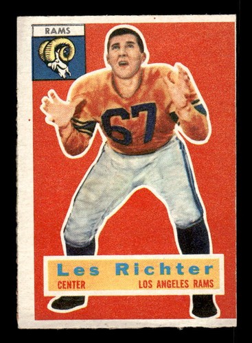 1956 Topps #30 Les Richter - EX-MT (OC) - EXACT SCAN | eBay