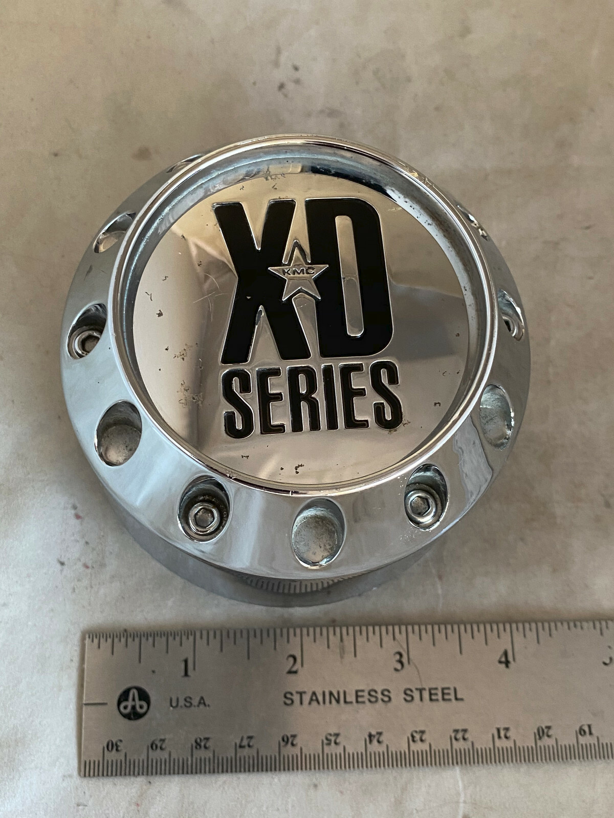 KMC XD Series Wheels Wheel Rim Hub Cover Chrome Center Cap 464K98 ...