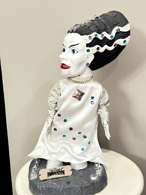 Gemmy x Universal Studios Monsters Big Head Bride Frankenstein Animated ...