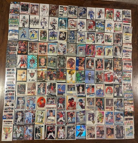 HUGE MULTI SPORTS CARD LOT PSA ROOKIE SERIAL #'D RC GRADED SLAB RIPKEN ...