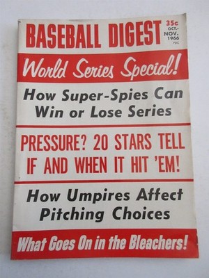 Baseball Digest October/November 1966 World Series Special NO LABEL | eBay