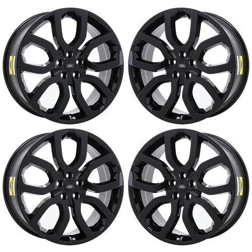 20" LAND ROVER RANGE ROVER EVOQUE GLOSS BLACK WHEELS RIMS FACTORY OEM ...