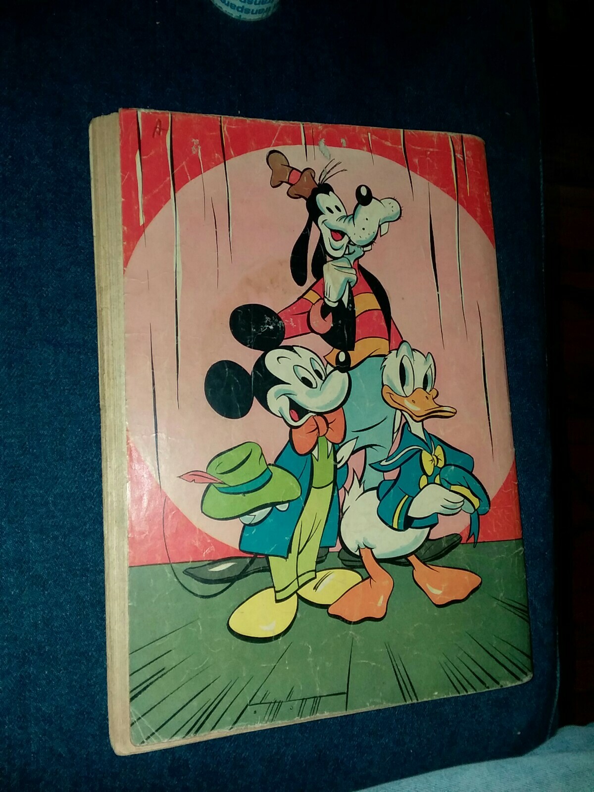 Four Color 268 Golden age 1950 Mickey Mouse Surprise Visitor dell ...