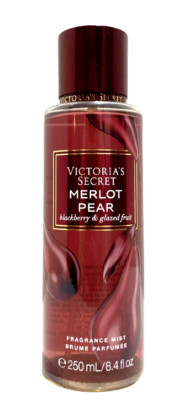 VICTORIA’S SECRET MERLOT PEAR FRAGRANCE BODY MIST SPRAY SPLASH 8.4 oz ...