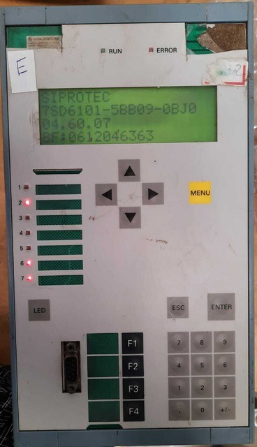 Siemens Siprotec 7SD6101-5BB09-0BJ0 Differential Protection Relay for ...