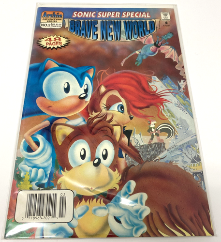 SONIC The HEDGEHOG SUPER SPECIAL Comic Book 1997 #2 BRAVE NEW WORLD ...