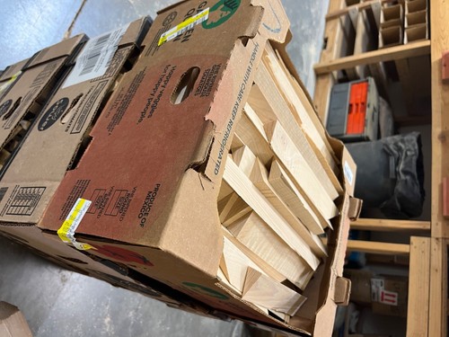 25 lb. Box of 100% Hickory firewood/kindling (untreated & raw) | eBay