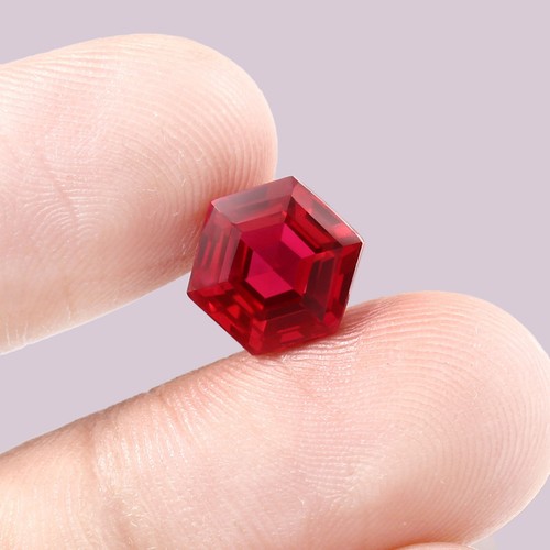 AAA Quality 9x9 MM Natural Blood Red Mozambique Ruby Hexagon Loose ...