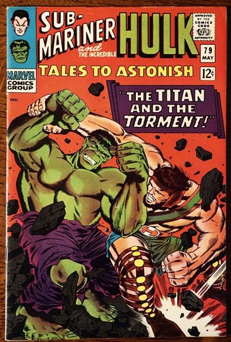 TALES TO ASTONISH#79 1966 Marvel Comics HULK & SUB-MARINER Silver Age 1966 VF | eBay