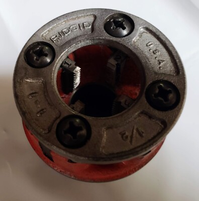Ridgid 00R OOR 1/2" half inch NPT Drop Die Head Ratchet Hand Pipe ...