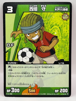 Nishigaki Inazuma Eleven Card Trading Card Game TCG Level 5 Made in ...