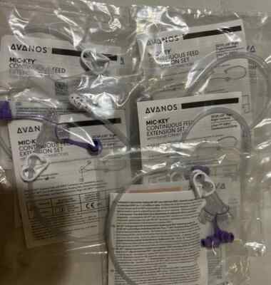 5pcs New 0141-12MIC-KEY CONTINUOUS FEED EXTENSION SET WITH SECUR-LOK ...