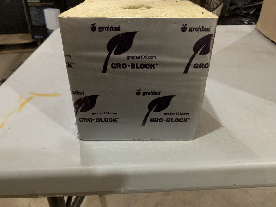 Grodan Rockwool Gro-Block, HUGO 6" 6"x6"x5.8" Case: 48 | eBay