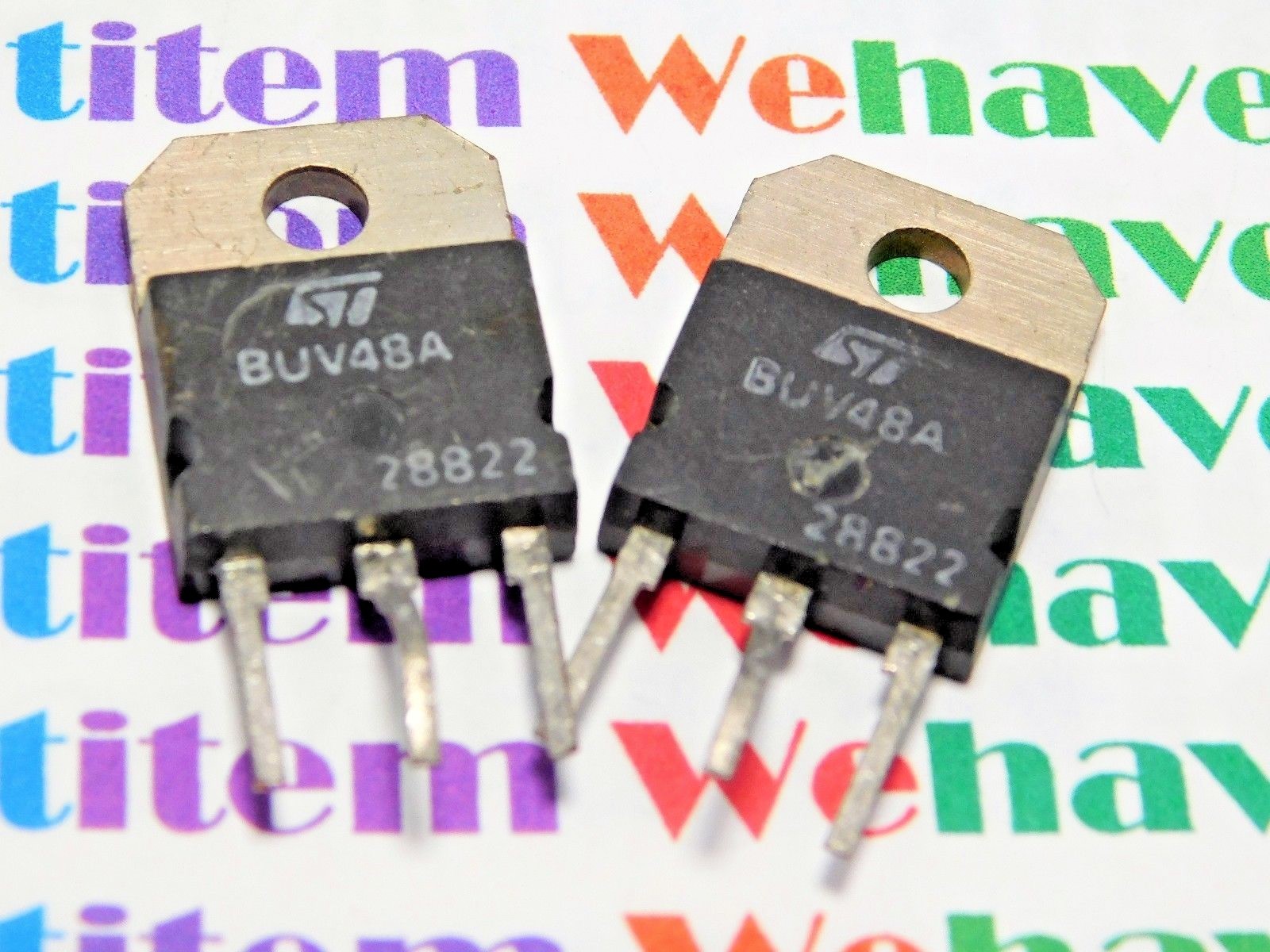 BUV48A / TRANSISTOR / TO247 / SHORT LEADS / 2 PIECES (QZTY) | eBay