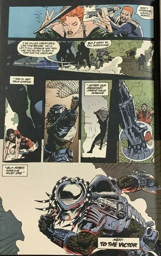 PREDATOR VS MAGNUS ROBOT FIGHTER #1-2 Comic Book FULL SERIES SIGNED LEE ...