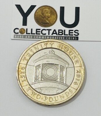 2014 £2 Pound Coin 500th Anniversary of Trinity House - Highly ...