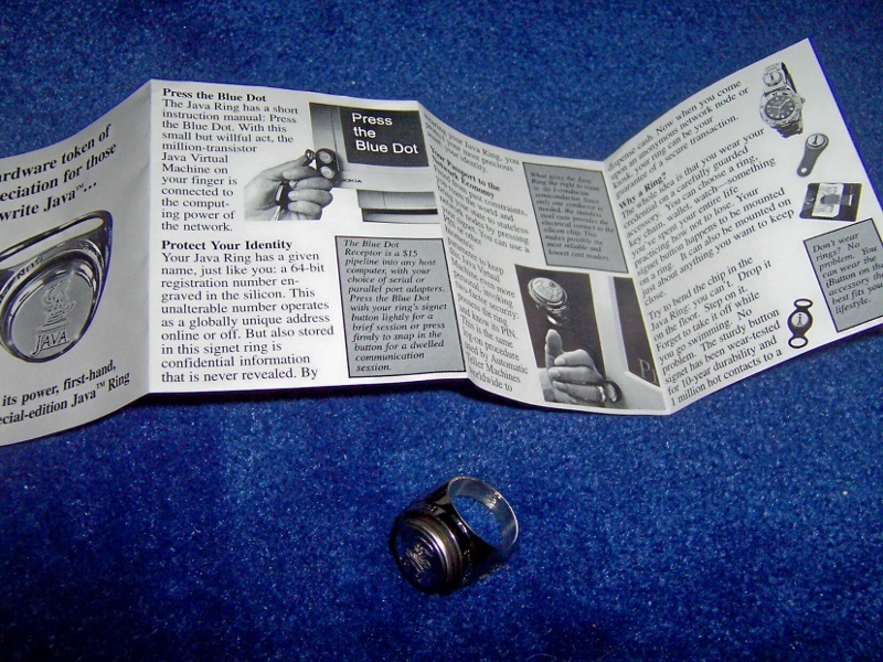 JAVA RING: VERY RARE! Sun Microsystems JAVA ONE Promo - NEW! | eBay