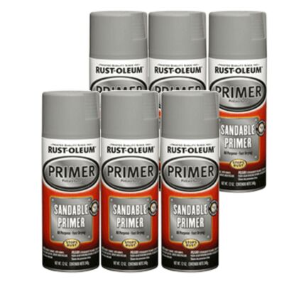 (6 cans) Rust-Oleum 249415 Automotive Sandable Primer 340g Spray | eBay