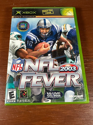 NFL Fever 2003 (Microsoft Xbox, 2002) Complete w/ Manual - Tested ...