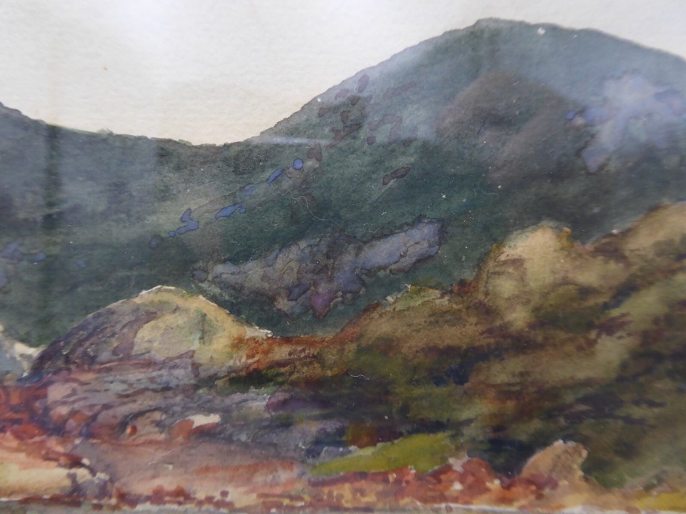 EARLY FRAMED WATERCOLOUR PAINTING BOAT IN RIVER | eBay Australia