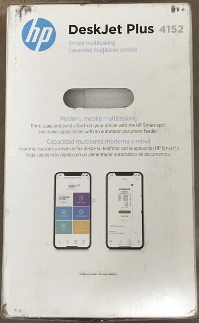 HP DeskJet Plus 4152 Wireless All-in-One Color Inkjet Printer for sale ...
