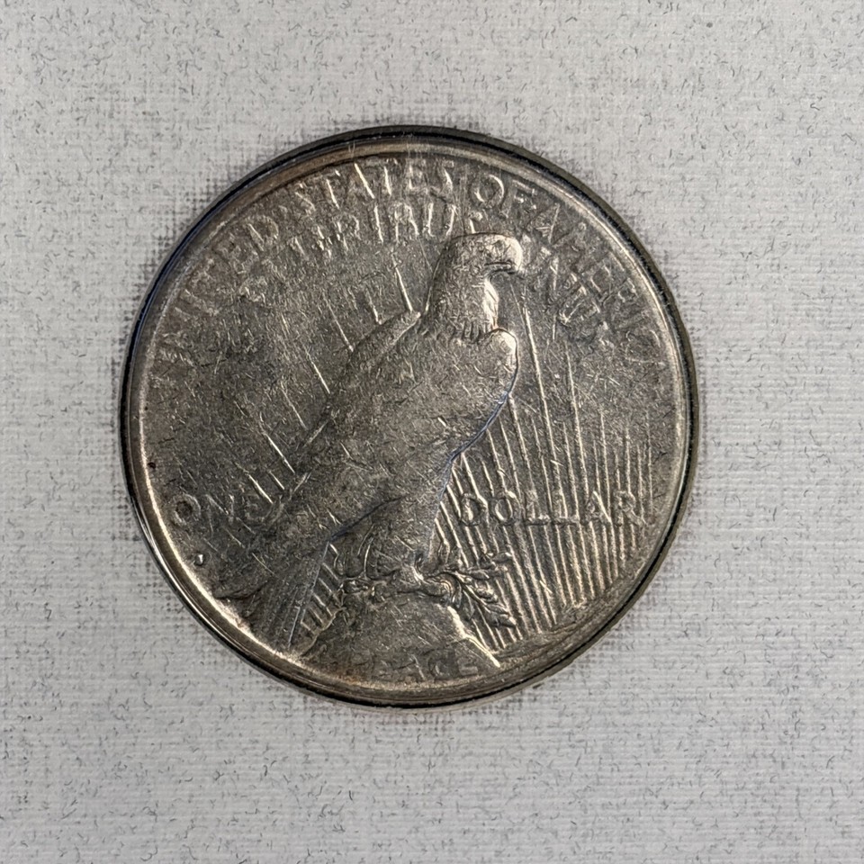 1934 S Peace Silver Dollar Securities & Exchange Comm. Historic Stamp ...