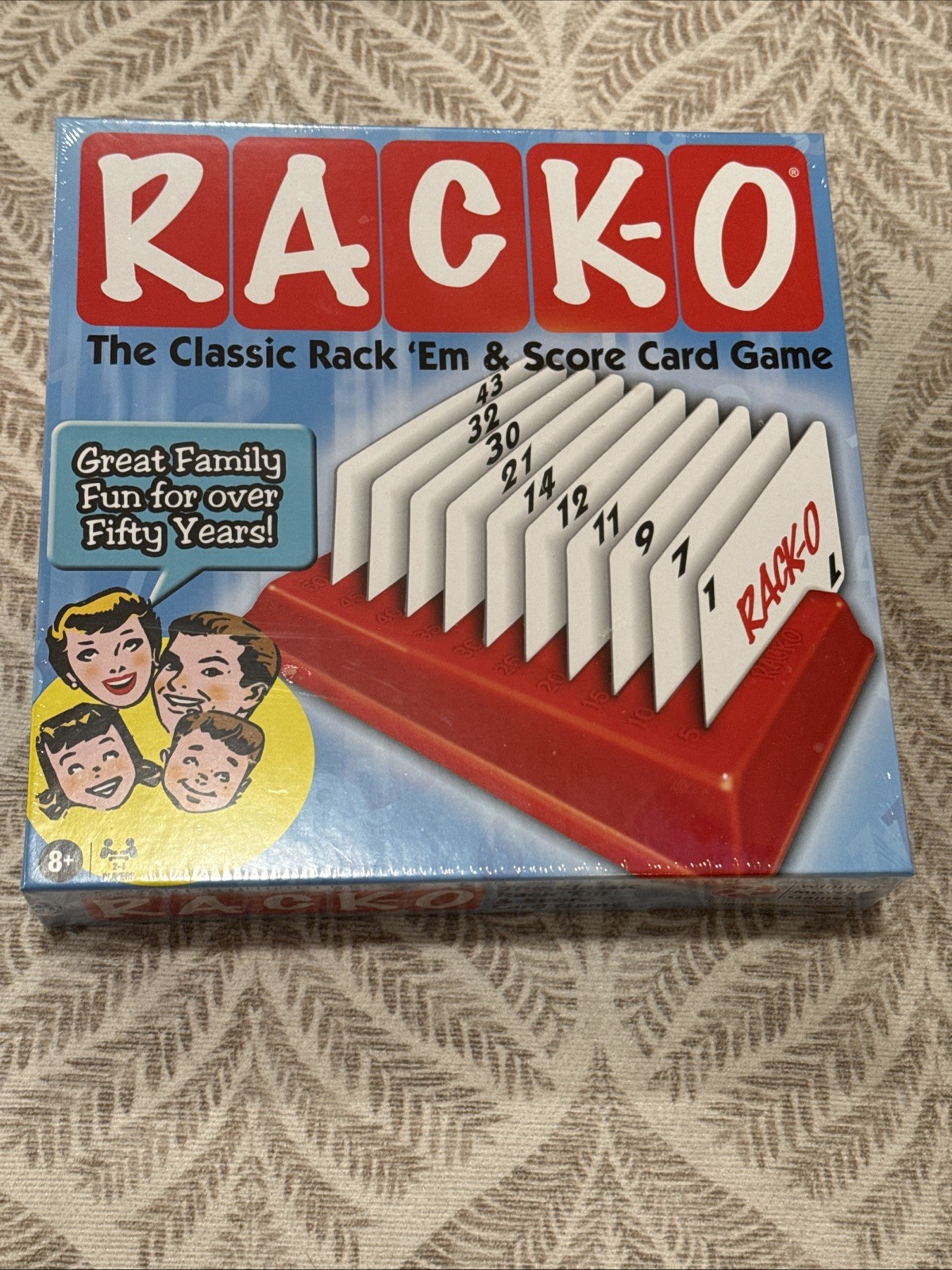 New Sealed - Rack-O Classic Game The Classic Rack 'Em & Score Card Game ...