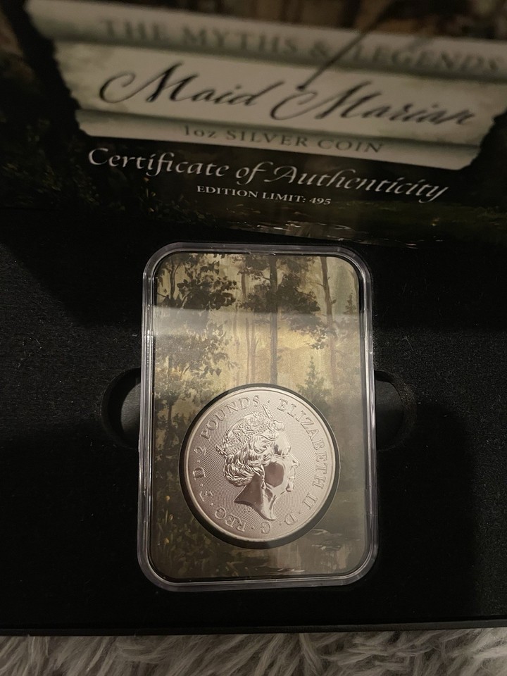 2022 Maid Marian Silver Bullion Coin 1oz Boxed | eBay UK