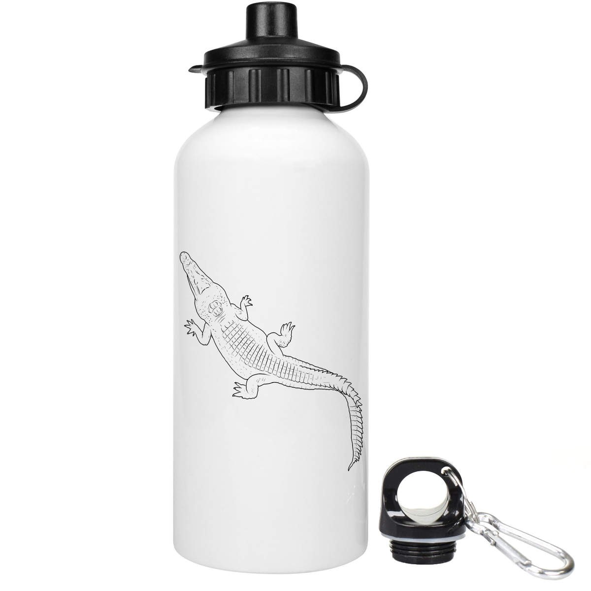'Alligator Top View' Reusable Water Bottles (WT054606) | eBay
