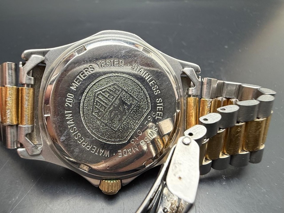 Vintage 1980s 2-Tone Tag Heuer Ref 964.013 Diver Watch. | eBay